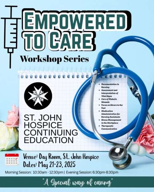 St. John Hospice to Host Continuing Education Workshop Series for ...