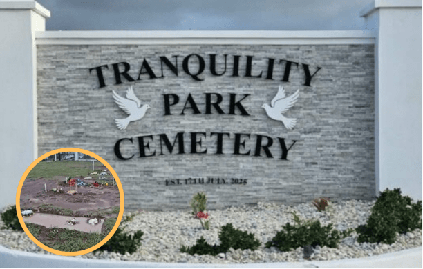 Tranquility Park : l'inondation des tombes relance le débat sur la localisation du cimetière ...